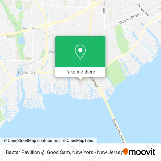 How to Get to Baxter Pavillion @ Good Sam in West Islip by Bus or Train?