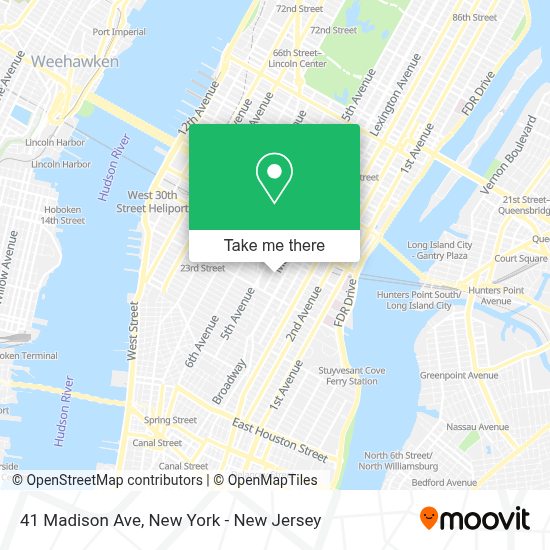How to Get to 41 Madison Ave in Manhattan by Bus, Subway or Train?