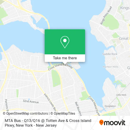 ¿Cómo llegar a MTA Bus - Q13 / Q16 @ Totten Ave & Cross Island Pkwy en ...