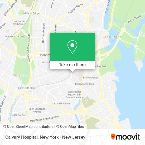 How to Get to Calvary Hospital in Bronx by Bus or Subway?