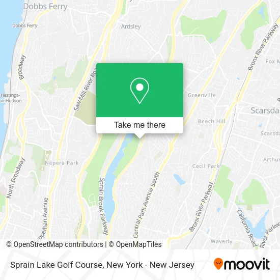 How to Get to Sprain Lake Golf Course in Yonkers by Bus?