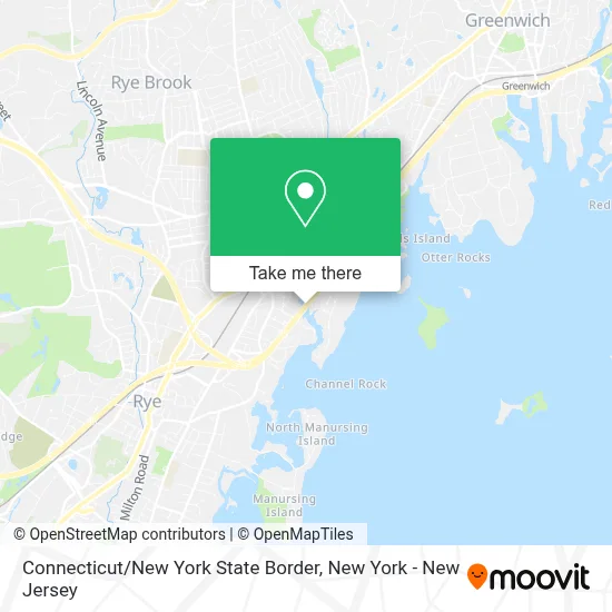 How to Get to Connecticut / New York State Border in New York - New ...
