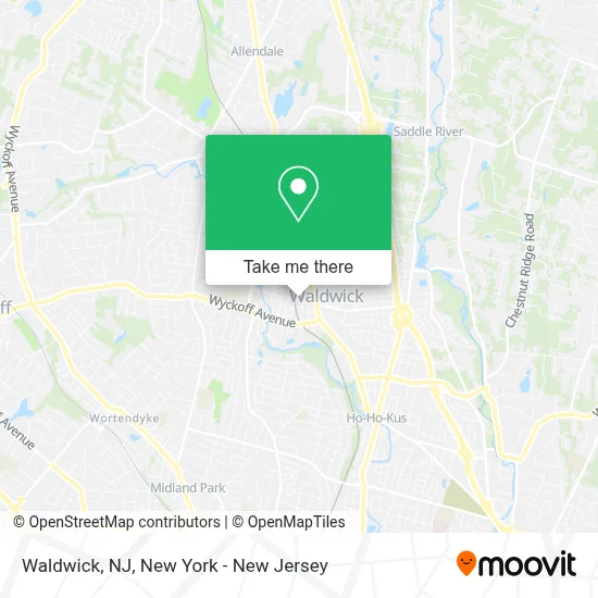How to Get to Waldwick, NJ by Bus or Train?