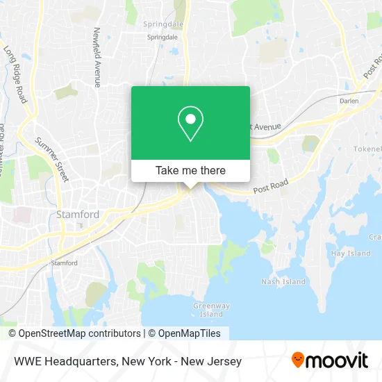 How to Get to WWE Headquarters in Stamford by Bus or Train?