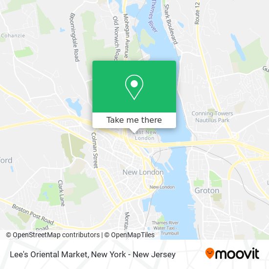 ¿Cómo llegar a Lee's Oriental Market en New London en Tren o Autobús?