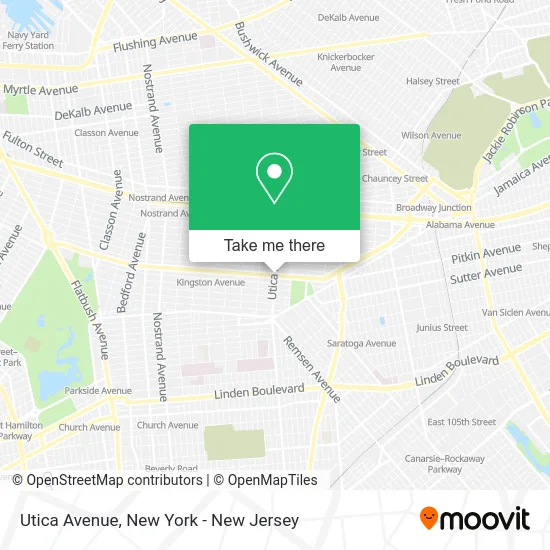 How to Get to Utica Avenue in New York - New Jersey by Subway, Bus or ...