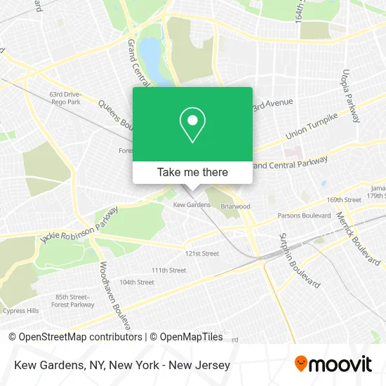 How to Get to Kew Gardens, NY in Queens by Bus, Subway or Train?