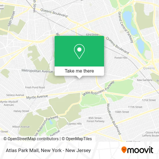 How to Get to Atlas Park Mall in Queens by Bus, Subway or Train?