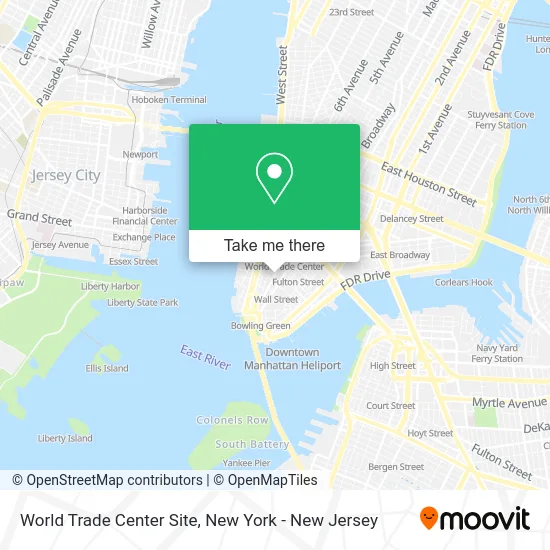 How to Get to World Trade Center Site in Manhattan by Subway, Bus or Train?