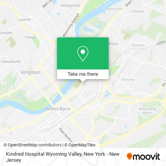 How to Get to Kindred Hospital Wyoming Valley in New York - New Jersey ...