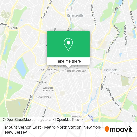 How to Get to Mount Vernon East - Metro-North Station by Bus or Subway?