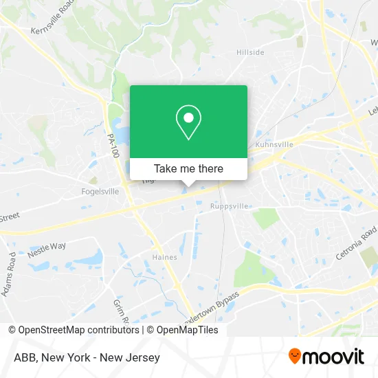 ¿Cómo llegar a ABB en New York - New Jersey en autobús o tren?