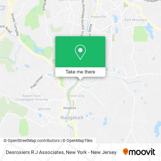 ¿Cómo llegar a Desrosiers R J Associates en Naugatuck en Tren o Autobús?