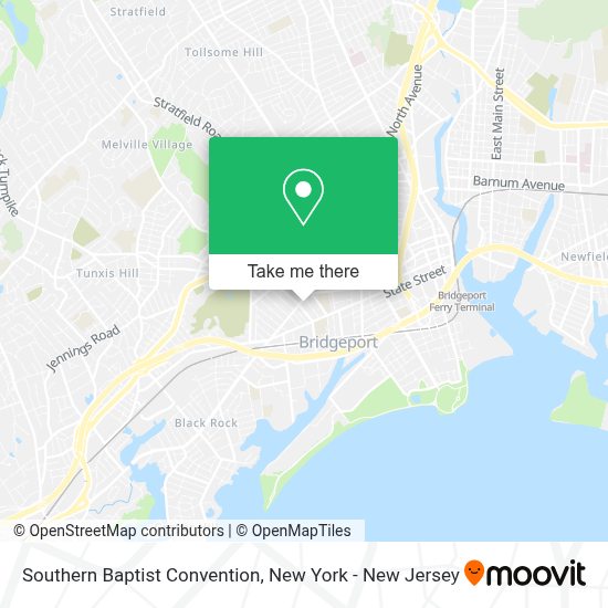 ¿Cómo llegar a Southern Baptist Convention en Bridgeport, Ct en tren o ...