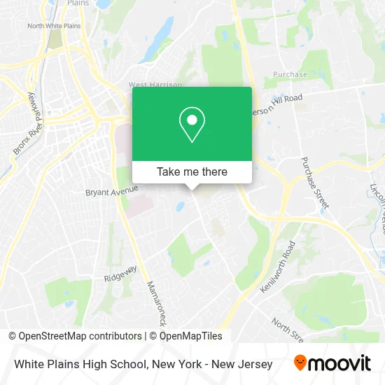 How to Get to White Plains High School by Bus?