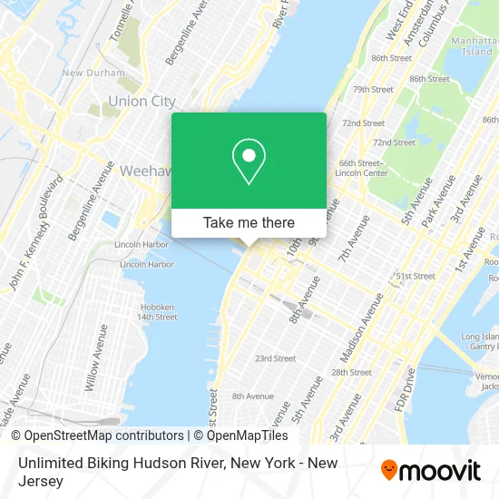 ¿Cómo llegar a Unlimited Biking Hudson River en Manhattan en autobús ...
