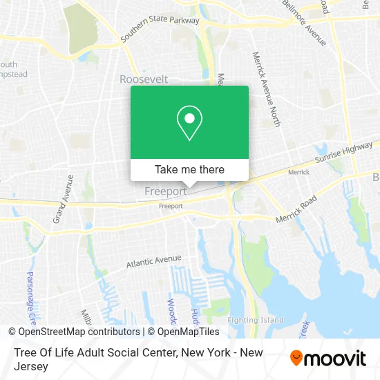 ¿Cómo llegar a Tree Of Life Adult Social Center en Freeport en autobús ...