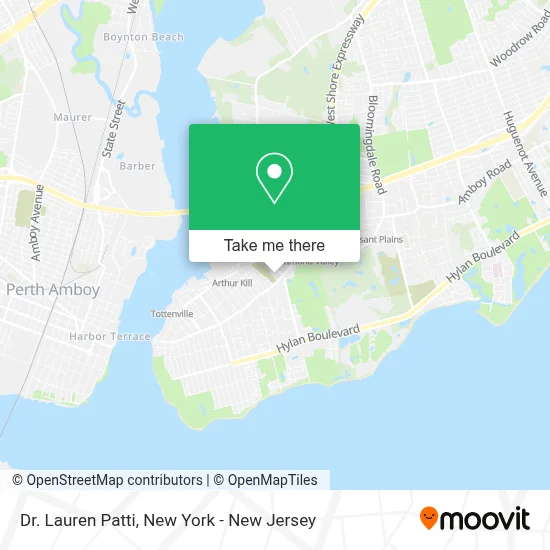 ¿Cómo llegar a Dr. Lauren Patti en Staten Island en autobús, metro o tren?