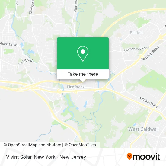 ¿Cómo llegar a Vivint Solar en Montville en autobús?