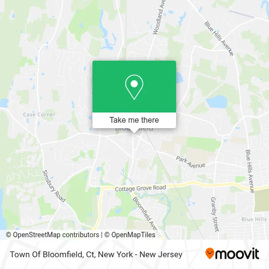 ¿Cómo llegar a Town Of Bloomfield, Ct en autobús o tren?