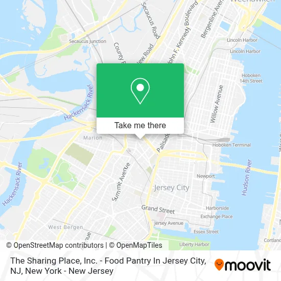 ¿Cómo llegar a The Sharing Place, Inc. - Food Pantry In Jersey City, NJ ...