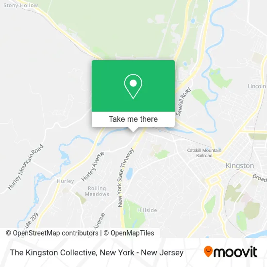 ¿Cómo llegar a The Kingston Collective en autobús, tren o metro?