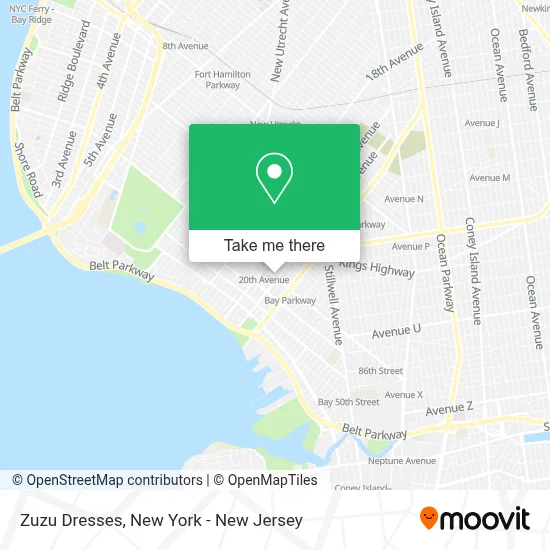 ¿Cómo llegar a Zuzu Dresses en New York - New Jersey en metro o autobús?