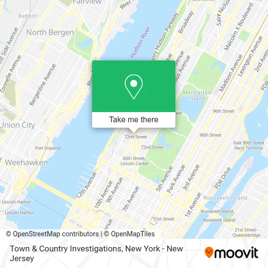 ¿Cómo llegar a Town & Country Investigations en Manhattan en metro ...