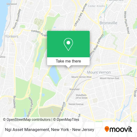 ¿Cómo llegar a Ngi Asset Management en Yonkers en autobús o metro?