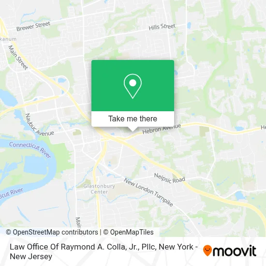 ¿Cómo llegar a Law Office Of Raymond A. Colla, Jr., Pllc en Glastonbury ...