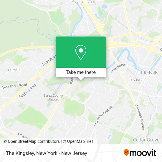 ¿Cómo llegar a The Kingsley en Fairfield en autobús?