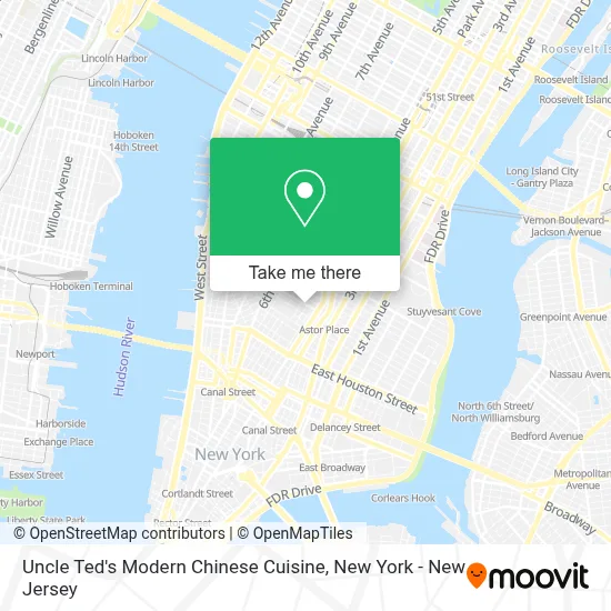 ¿Cómo llegar a Uncle Ted's Modern Chinese Cuisine en Manhattan en metro ...