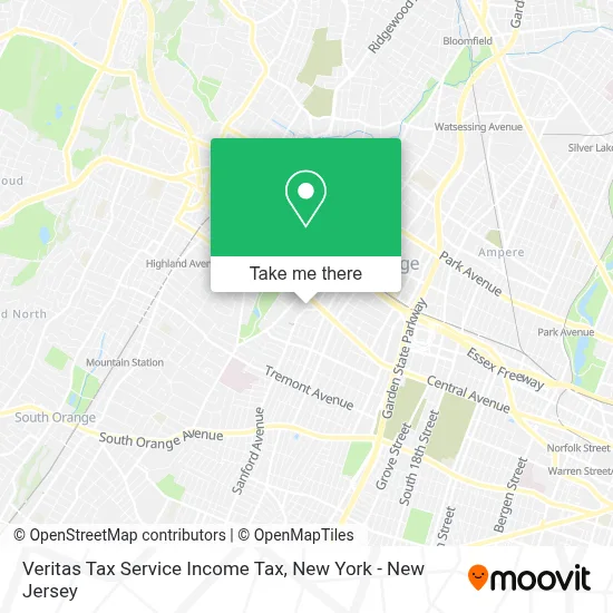 ¿Cómo llegar a Veritas Tax Service Income Tax en East Orange en autobús ...