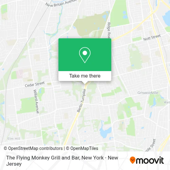 ¿Cómo llegar a The Flying Monkey Grill and Bar en Newington en autobús ...