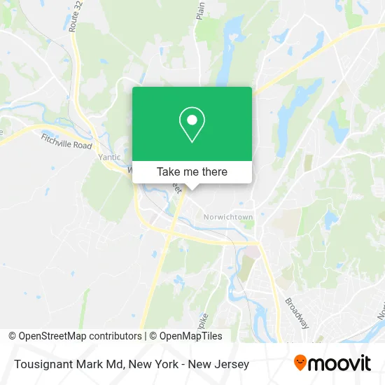 ¿Cómo llegar a Tousignant Mark Md en Norwich en autobús o tren?