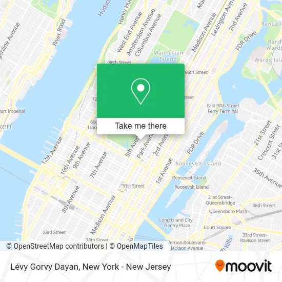 ¿Cómo llegar a Lévy Gorvy Dayan en Manhattan en metro, autobús, tren o ...