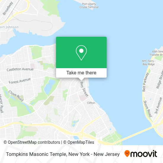 ¿Cómo llegar a Tompkins Masonic Temple en Staten Island en autobús ...