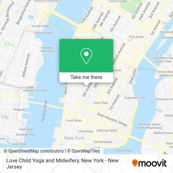 ¿Cómo llegar a Love Child Yoga and Midwifery en Manhattan en autobús ...