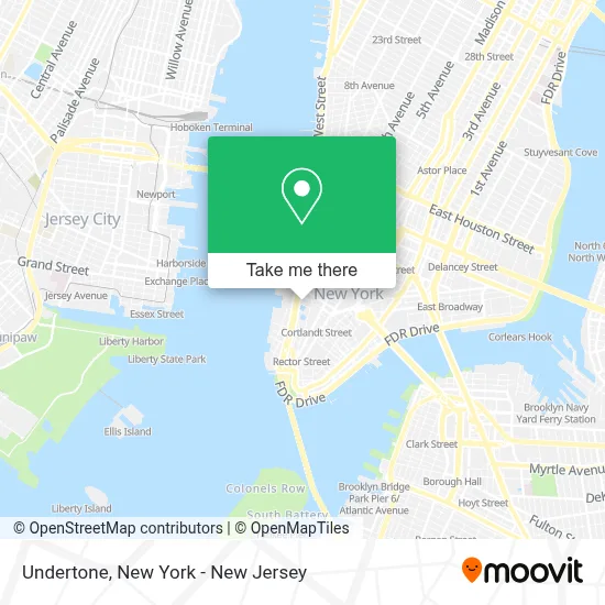 ¿Cómo llegar a Undertone en Manhattan en metro, autobús o tren?