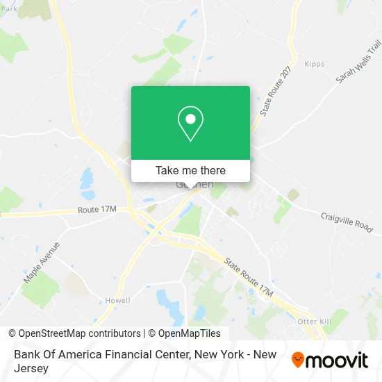 ¿Cómo llegar a Bank Of America Financial Center en Goshen en autobús ...