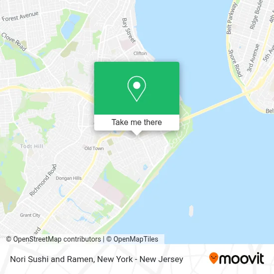 ¿Cómo llegar a Nori Sushi and Ramen en Staten Island en autobús, metro ...