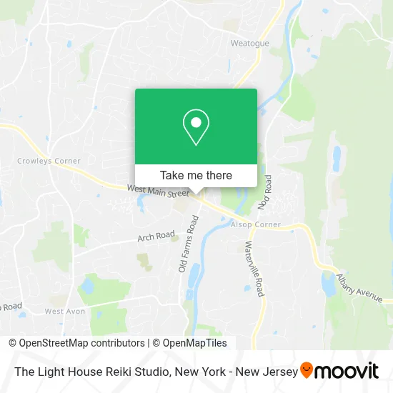 ¿Cómo llegar a The Light House Reiki Studio en Avon en autobús o tren?