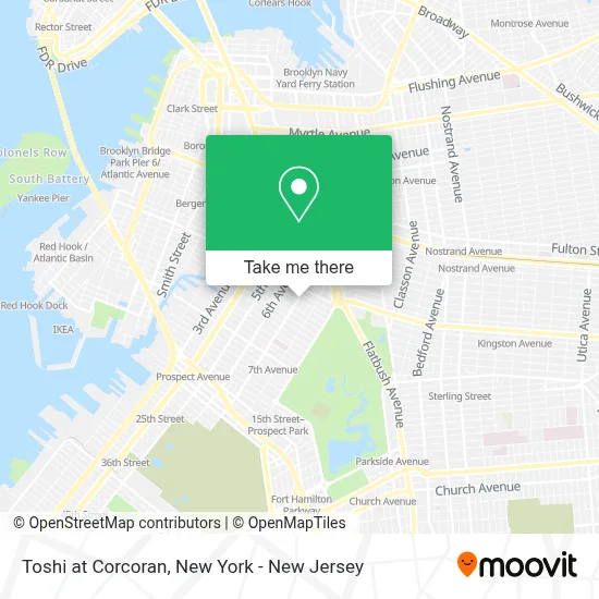 ¿Cómo llegar a Toshi at Corcoran en New York - New Jersey en metro ...