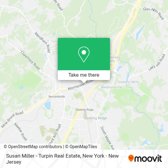 ¿Cómo llegar a Susan Miller - Turpin Real Estate en Bernardsville en ...