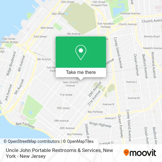 ¿Cómo llegar a Uncle John Portable Restrooms & Services en New York ...
