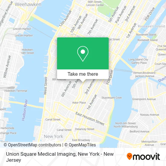 ¿Cómo llegar a Union Square Medical Imaging en Manhattan en metro ...