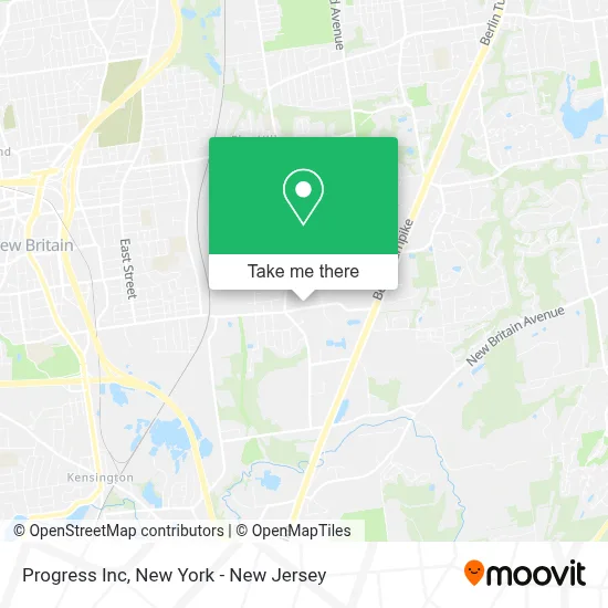 ¿Cómo llegar a Progress Inc en Newington en autobús o tren?