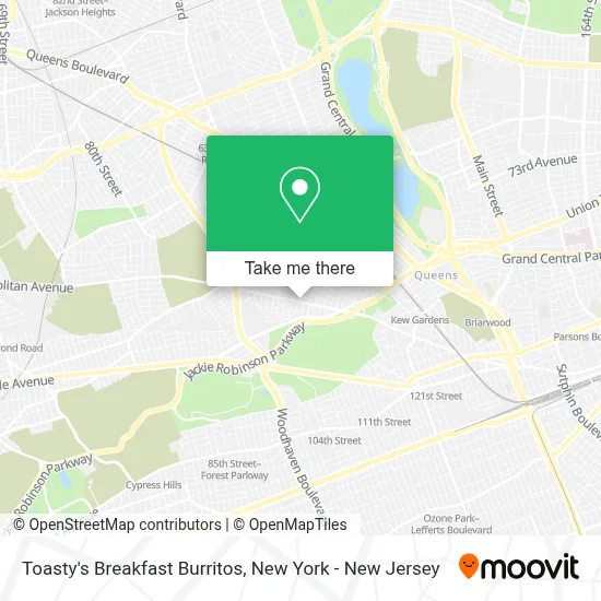 ¿Cómo llegar a Toasty's Breakfast Burritos en Queens en autobús, metro ...