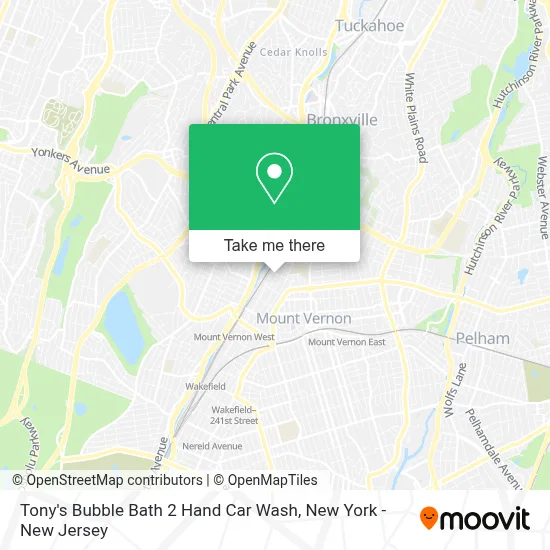 ¿Cómo llegar a Tony's Bubble Bath 2 Hand Car Wash en Mount Vernon en ...