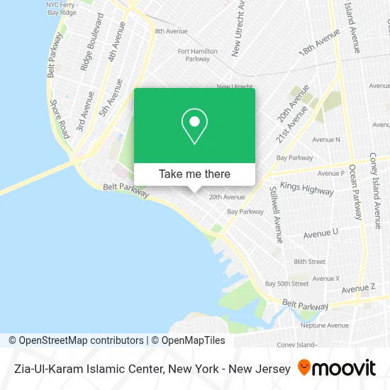 ¿Cómo llegar a Zia-Ul-Karam Islamic Center en New York - New Jersey en ...